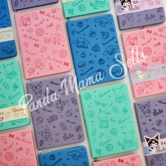 Sanrio | Office | Sanrio Kawaii Character Notebooks Kuromi My Melo Pink ...